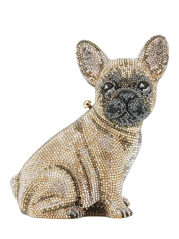 Judith Leiber French Bulldog Clutch - Multi