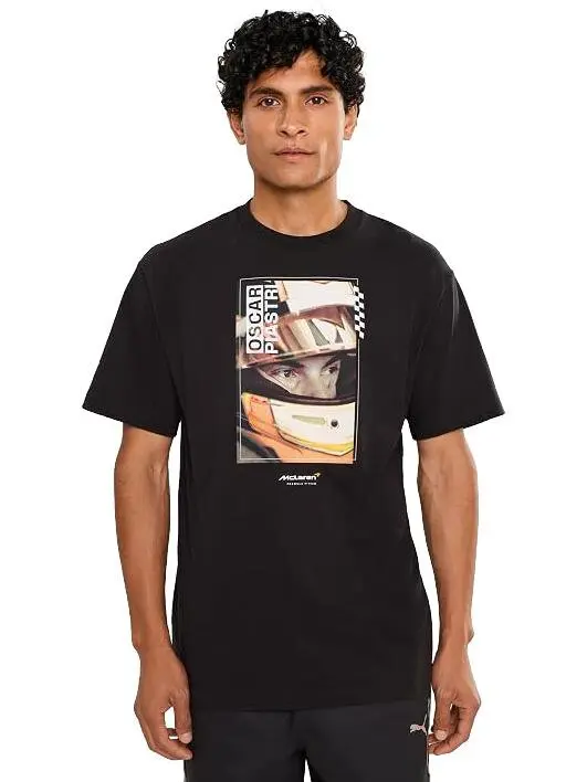 PUMA Mclaren Racing Oscar Piastri Graphic T-shirt - Black
