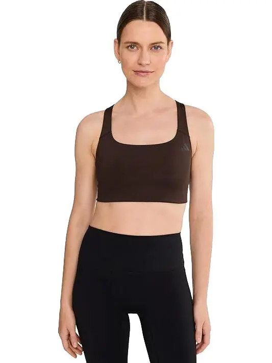 Adidas Optime Workout Medium-support Bra Bra - Black