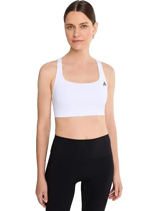 Adidas Optime Workout Medium-support Bra Bra - White