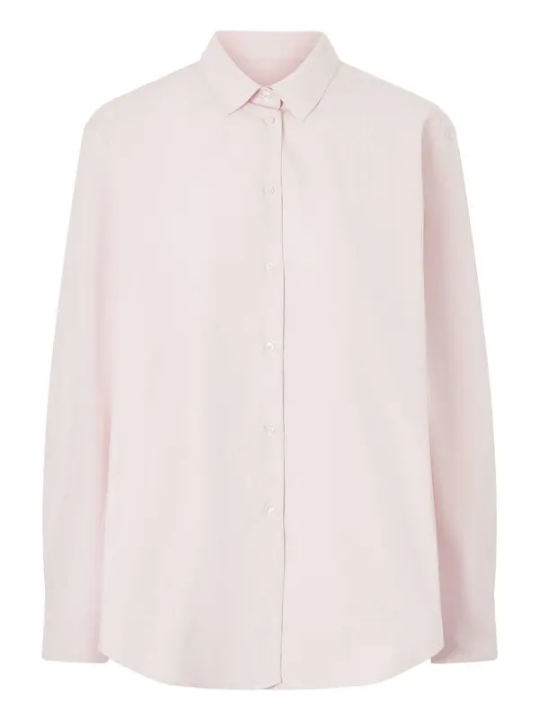 RÓHE Cotton Poplin Button-down Shirt - Pastel Pink