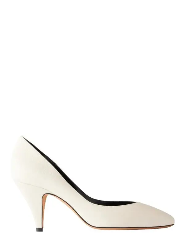 JUDE Haze Leather Pumps - Neutrals