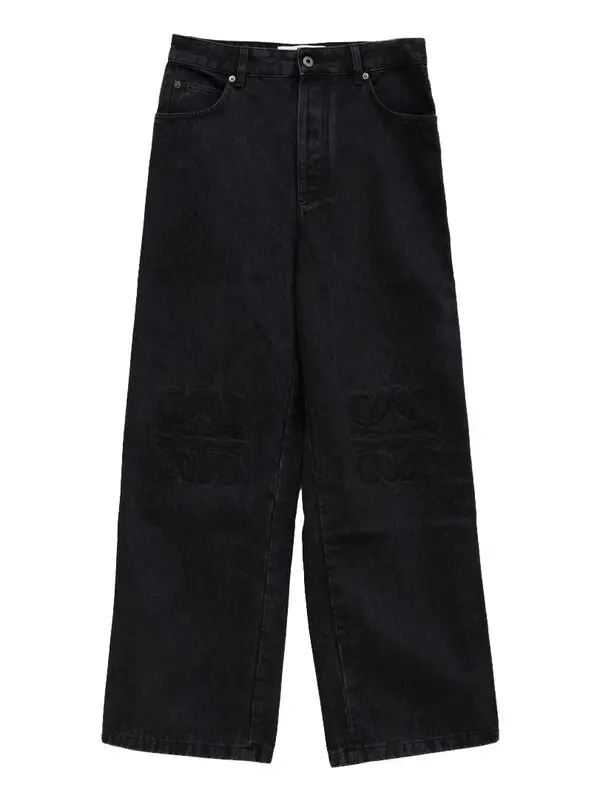 Loewe Anagram Baggy Jeans - Black