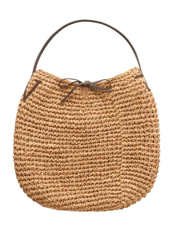 JW Anderson Raffia Tote - Brown