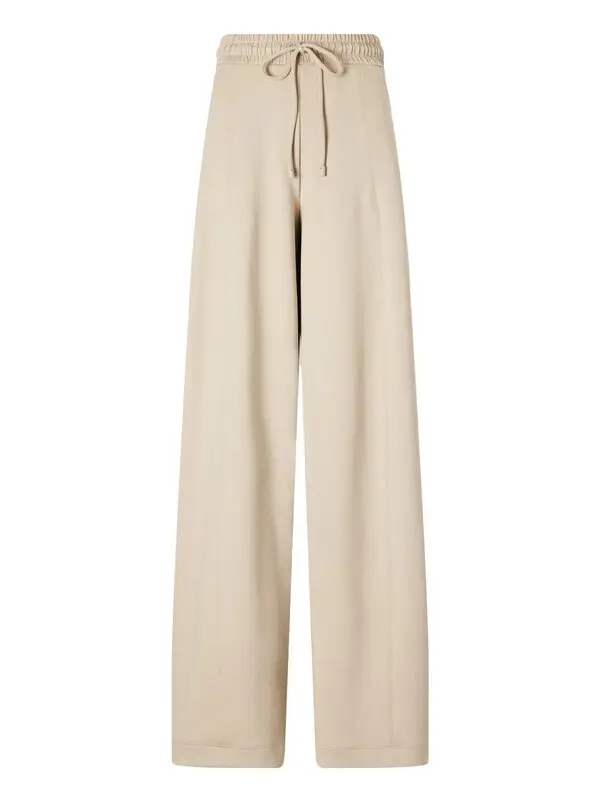 Max Mara Jersey Wide-leg Pants - Gray