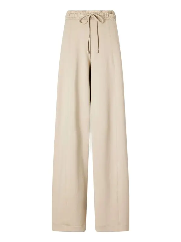 Max Mara Jersey Wide-leg Pants - Stone