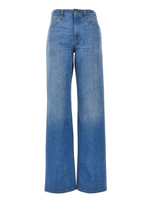 Gucci Délavé Cotton Denim Jeans - Blue