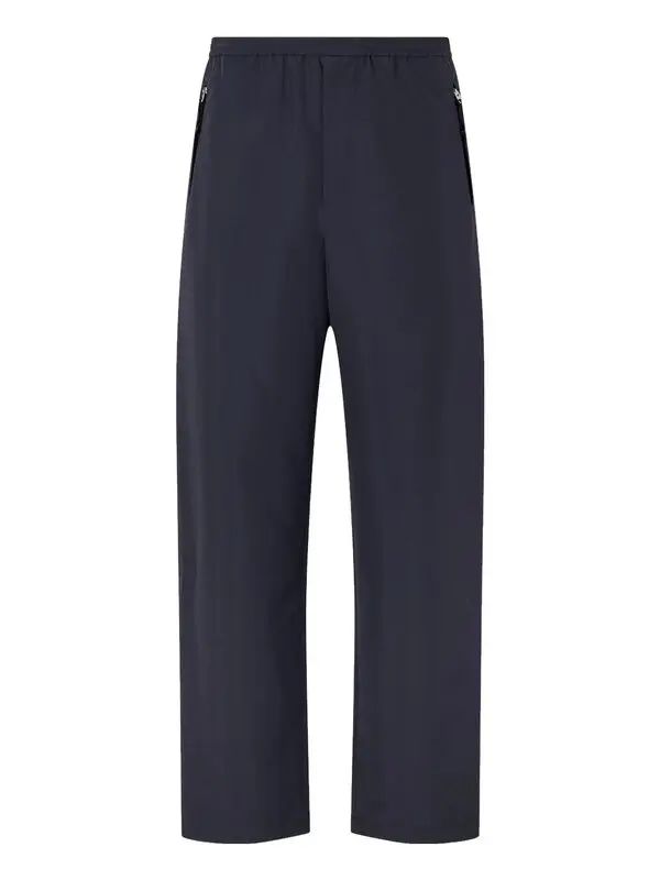 JIL SANDER Straight-leg Shell Trousers - Black