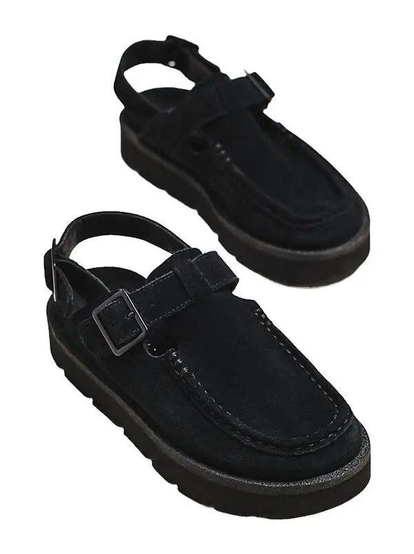 Clarks Meare Easy Chunky Sandals - Black
