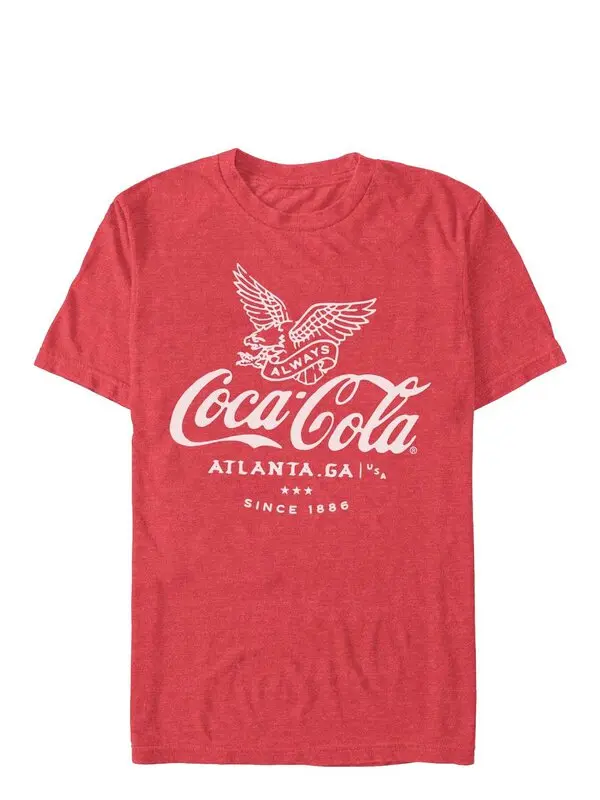 COCA COLA Always Since 1886 Graphic T-shirt - Red Heather