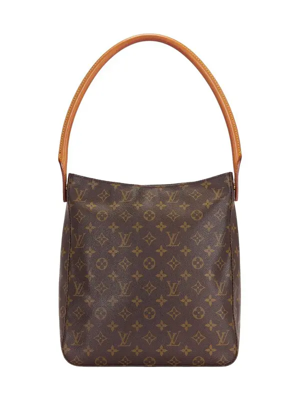 LOUIS VUITTON Monogram Looping Gm Shoulder Bag - Brown