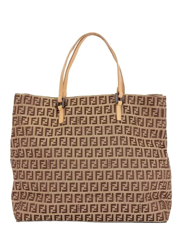 Fendi Zucchino Tote Bag - Neutral