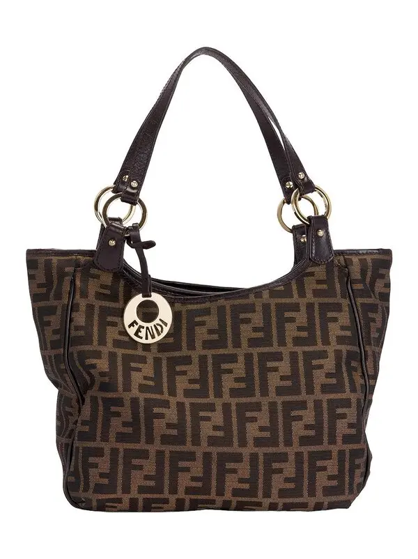 Fendi Zucca Chef Tote Bag - Brown
