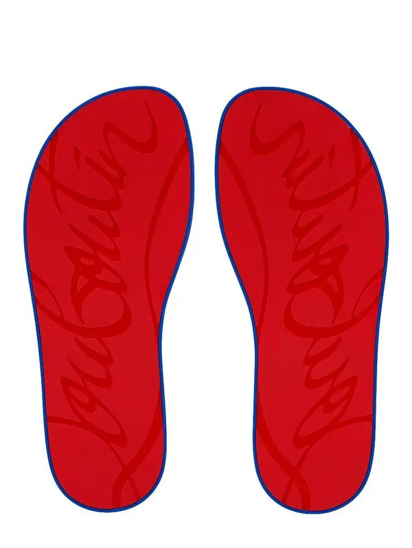 CHRISTIAN LOUBOUTIN The Summer Flip Flop - Azurite