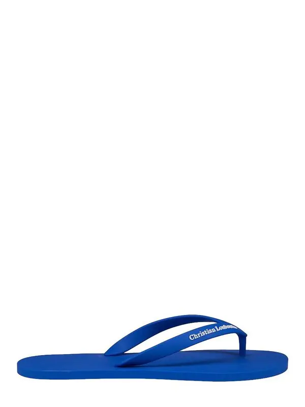 CHRISTIAN LOUBOUTIN The Summer Flip Flop - Azurite