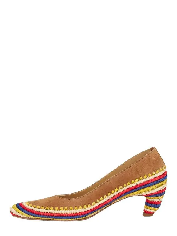 Gabriela Hearst Peggy Heel - Camel Multi
