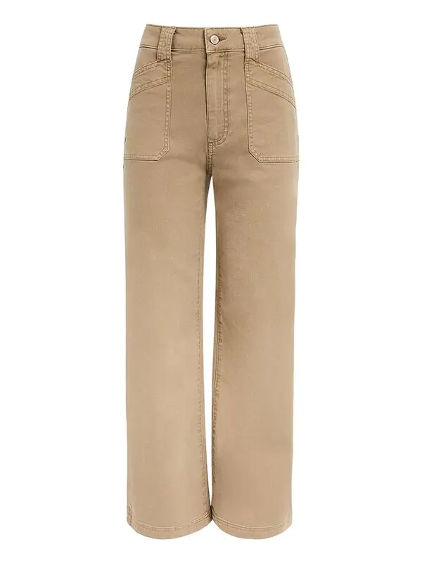 Paige Ari Bootcut Jeans - Beige