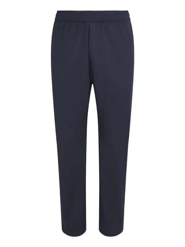 Barena Venezia Wool-blend Drawstring Trousers - Navy