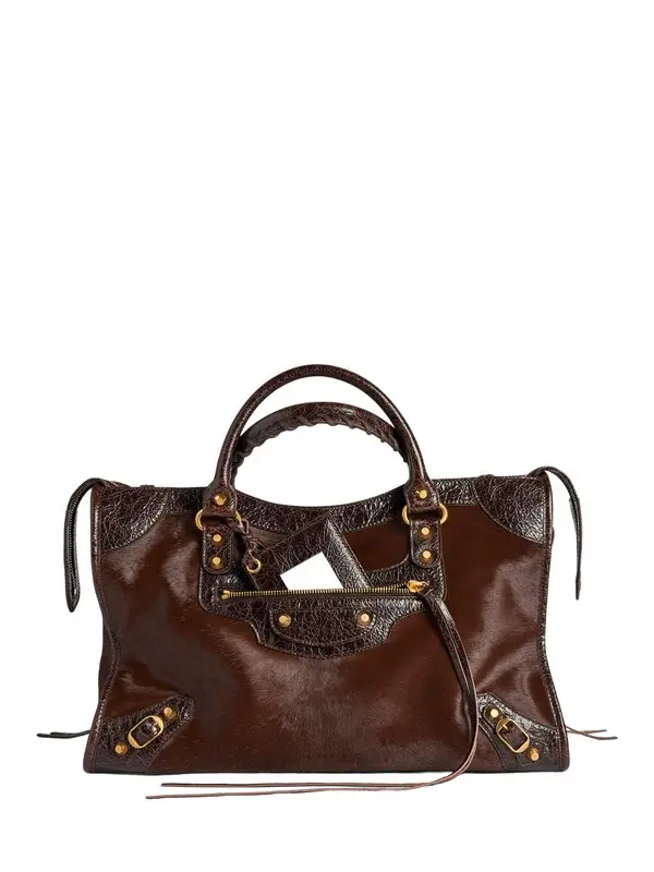 Balenciaga Le City Top-handle Bag - Brown