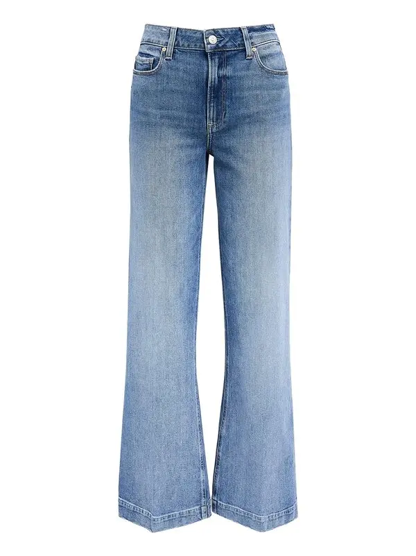 Paige Leenah Wide-leg Jeans - Blue