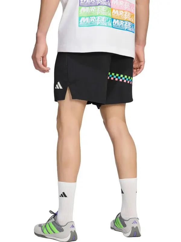 Adidas Mercedes Amg Petronas Formula 1 Team X Kris Andrew Small Collaboration Shorts - Black