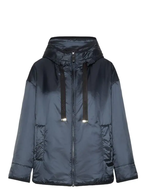 Max Mara The Cube Mtccleo Hooded Coat - Midnight Blue