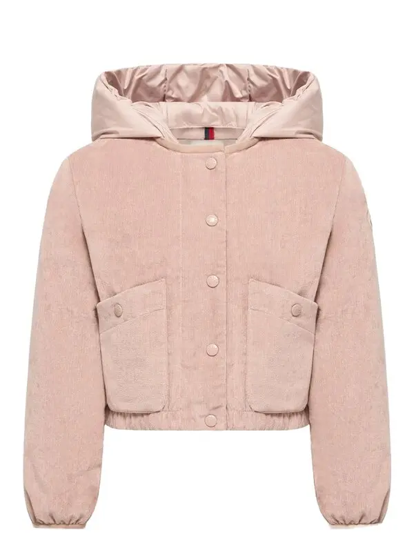 Moncler Quinley Corduroy Down Jacket - Pink