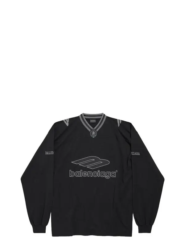 Balenciaga 3b Sports Icon Long Sleeve T-shirt - Black/anthracite