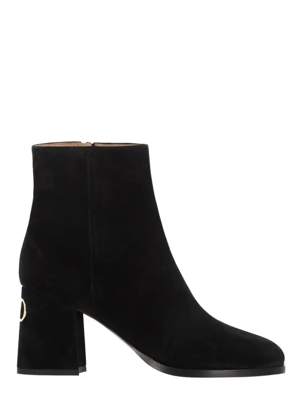 Valentino Garavani Logo Detail Ankle Boots - Black