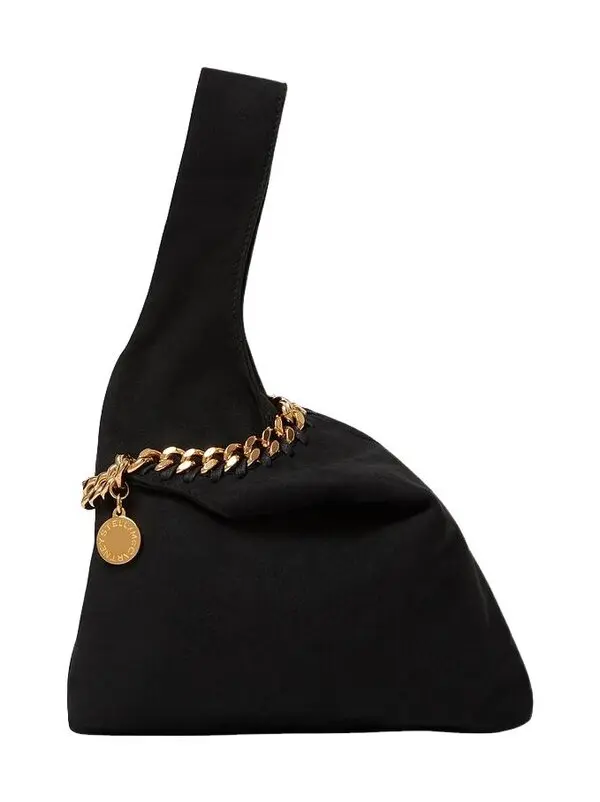 Stella McCartney Frayme Chain-link Clutch Bag - Black