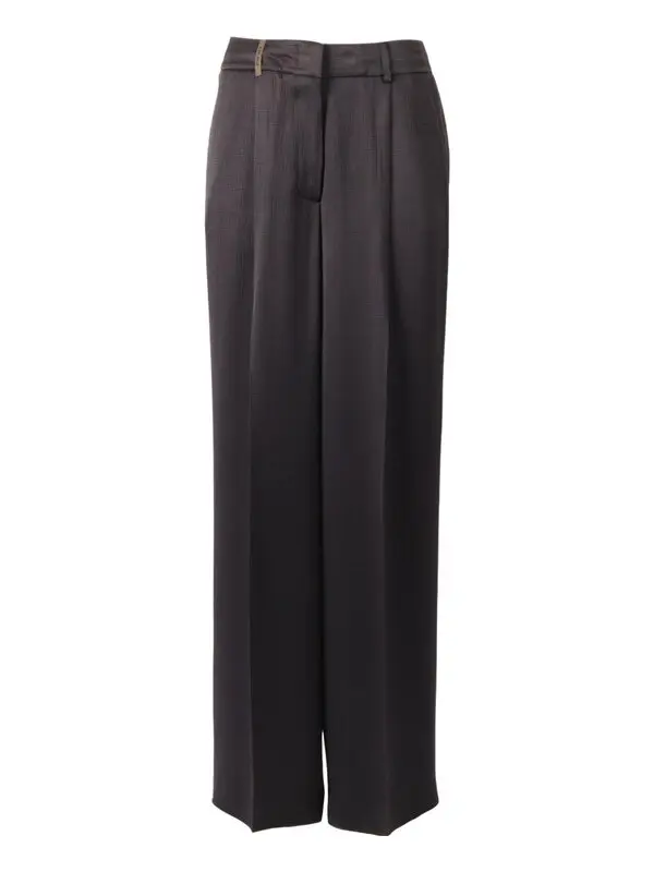 Peserico Straight-leg Tailored Trousers - Blue