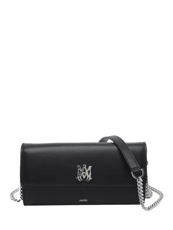 Amiri Flap Shoulder Bag - Black