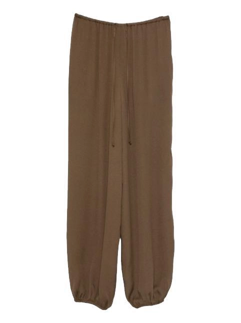 FORTE_FORTE Drawstring Waist Elasticated Hem Trousers - No