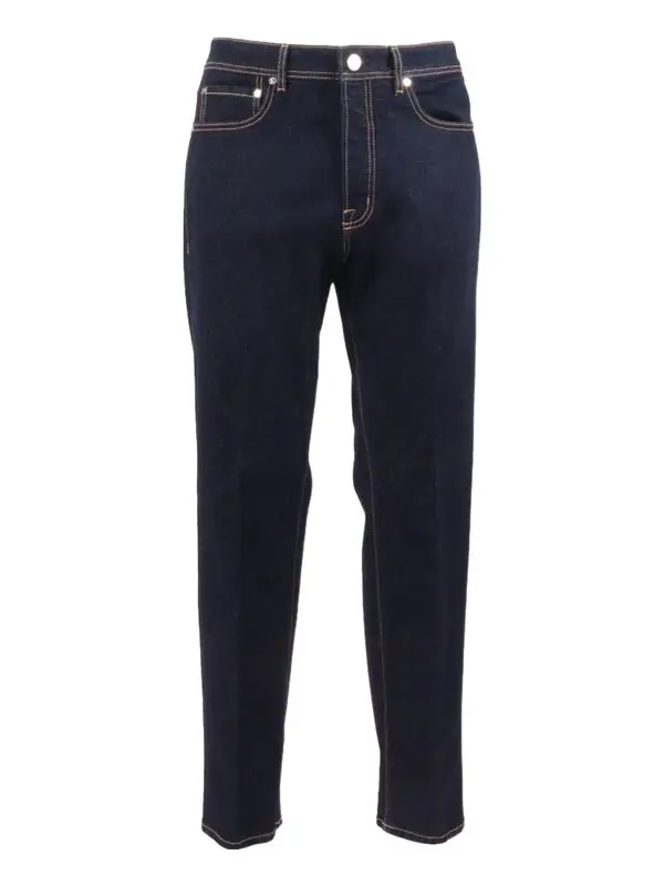 Peserico Contrast Stitch Jeans - Blue