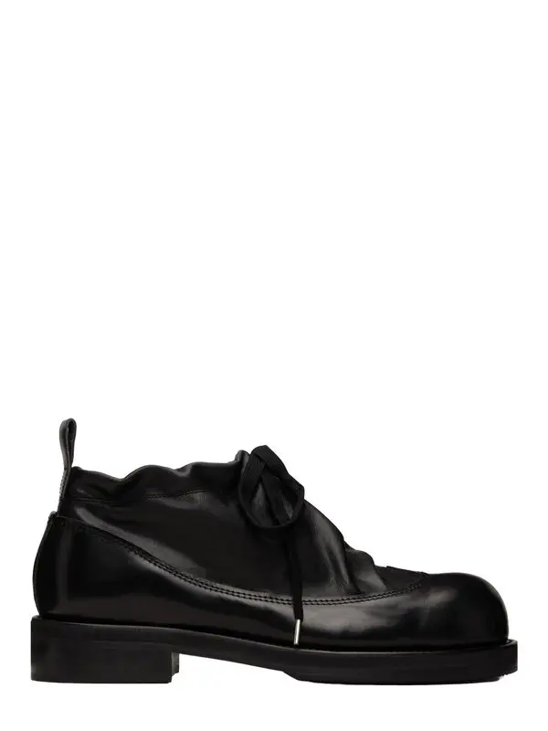 Comme Des Garçons Leather Derby - Black