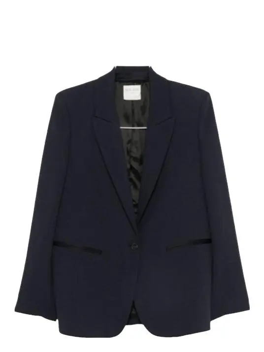 FORTE_FORTE Single-breasted Jacket - Blue
