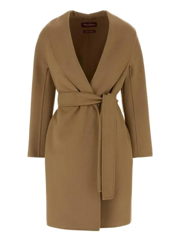 Max Mara Testremo Belted Wrap Coat - No
