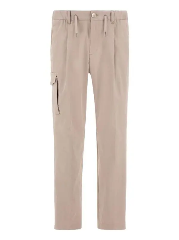 Herno Stretch Cotton Resort Trousers - Chantilly