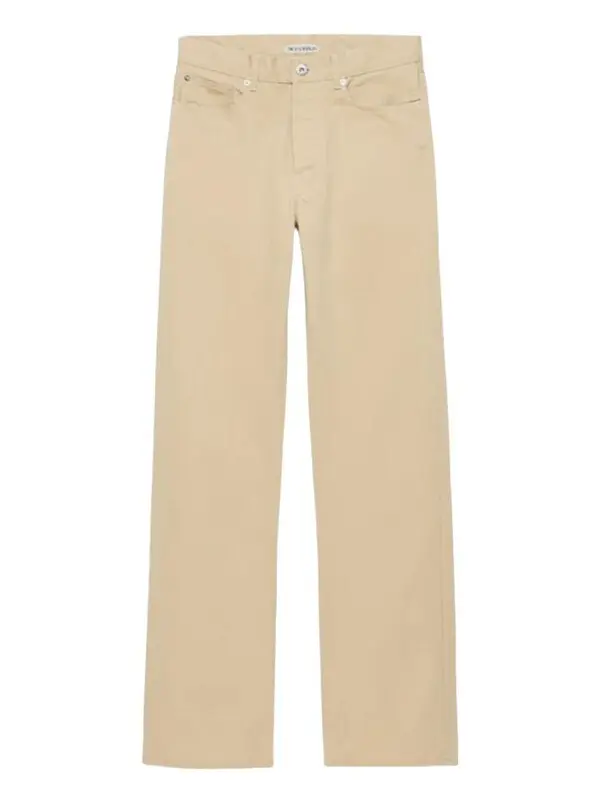 J.W.ANDERSON Straight Leg Jeans - Light Brown
