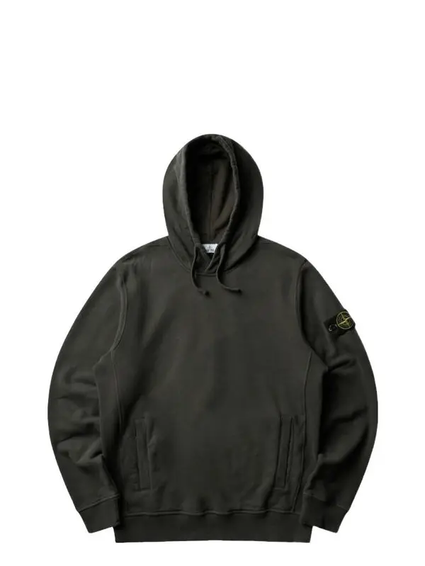 Stone Island Long Sleeve Hooded Sweatshirt - Coal Grey