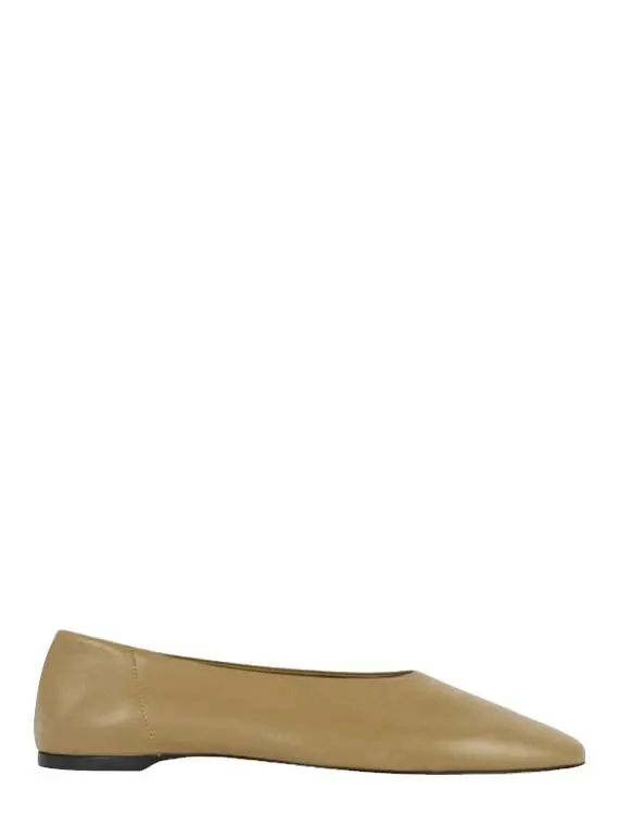 TOTEME Slip Nappa Ballerinas - Desert