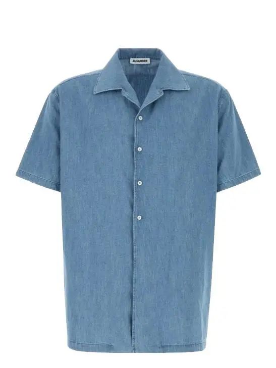 JIL SANDER Short Sleeve Shirt - Blue