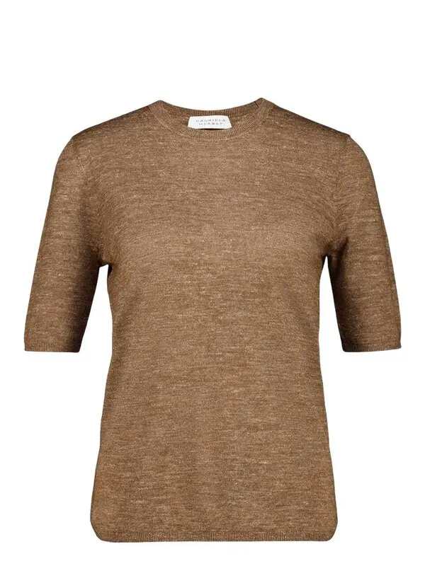 Gabriela Hearst Chryse Knit T-shirt - Brown