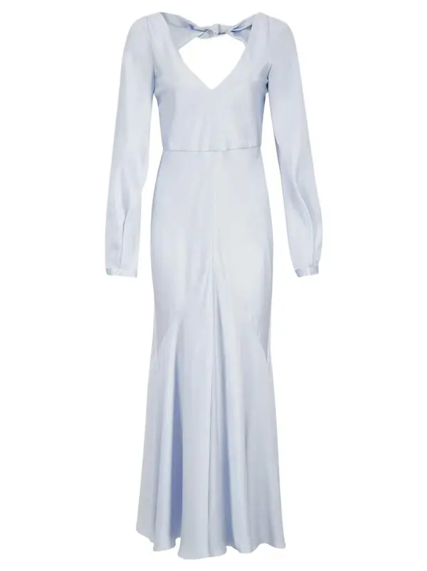 Gabriela Hearst Peyton Maxi Dress - Blue