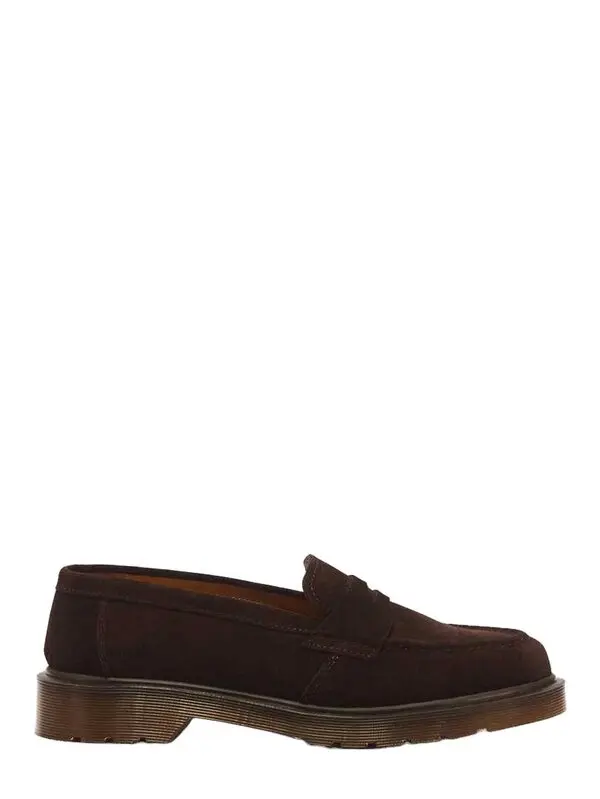 Dr. Martens Delapre Penny Loafer Repello Calf Suede - Brown