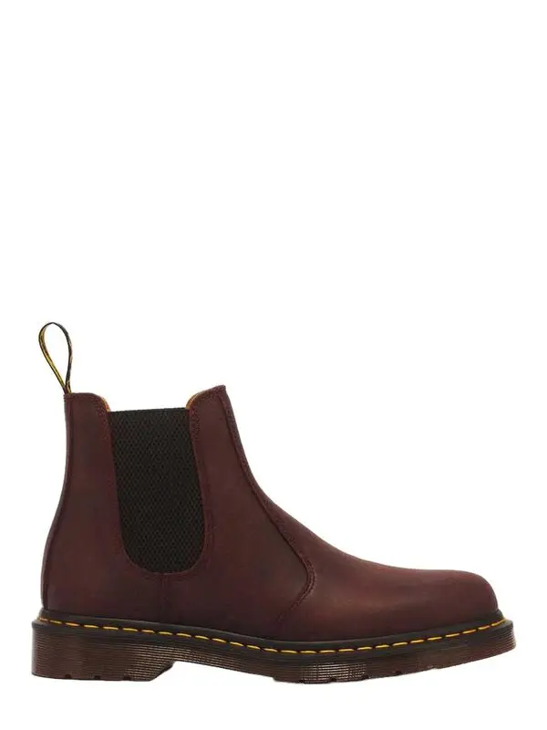Dr. Martens 2976 Crazy Horse Chelsea Boots - Red