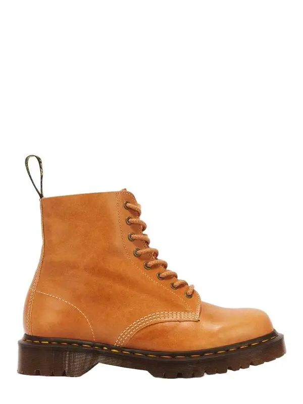 Dr. Martens 1460 Pascal Eye Veg Luxe Lace Up Ankle Boots - Tan