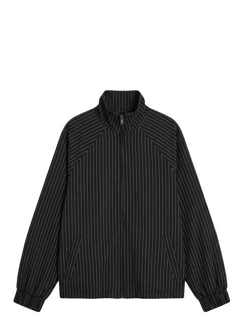 Nasty Gal Funnel Neck Track Jacket Co-ord - Black