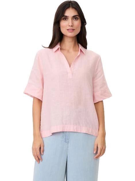 MASAI COPENHAGEN Mabrevia Relaxed Linen Shirt - Strawberry Cm