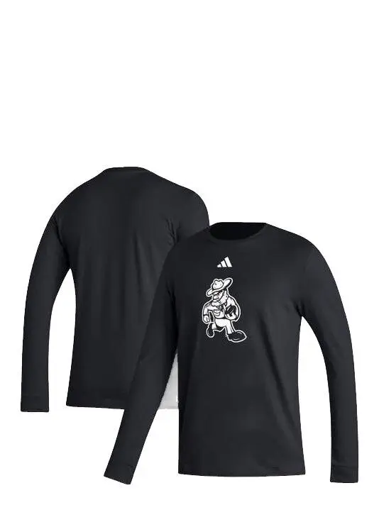 Adidas Texas A&m Aggies Ol' Sarge Football Long Sleeve T-shirt - Black